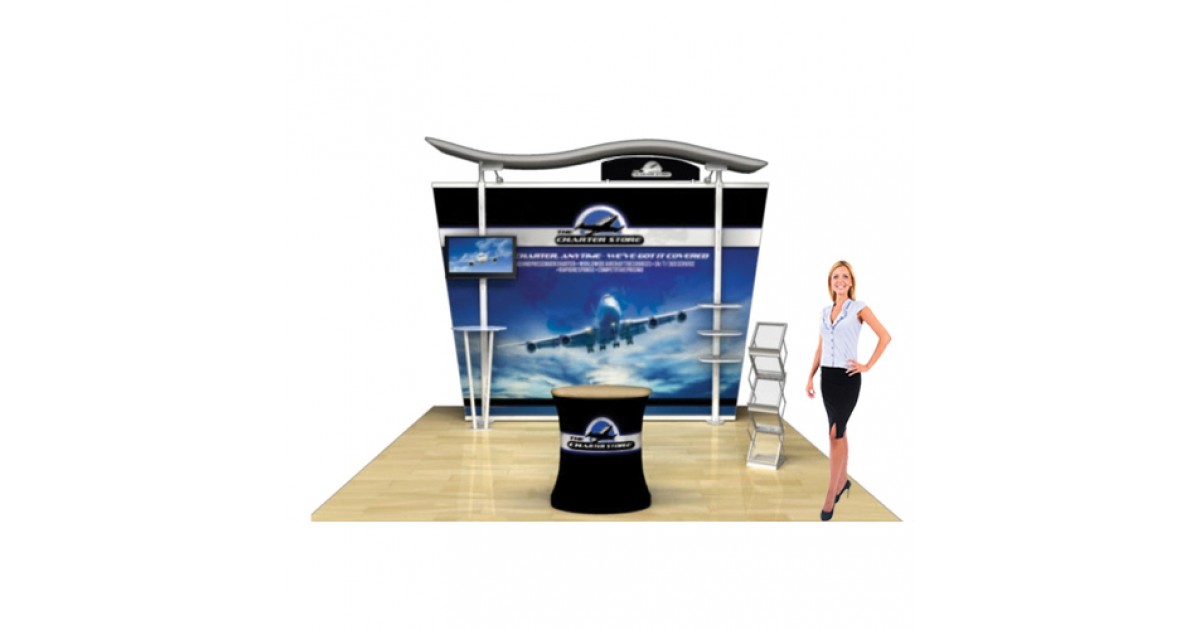 Hybrid Modular Display 10ft Small Mount Full Package Timberline Booth