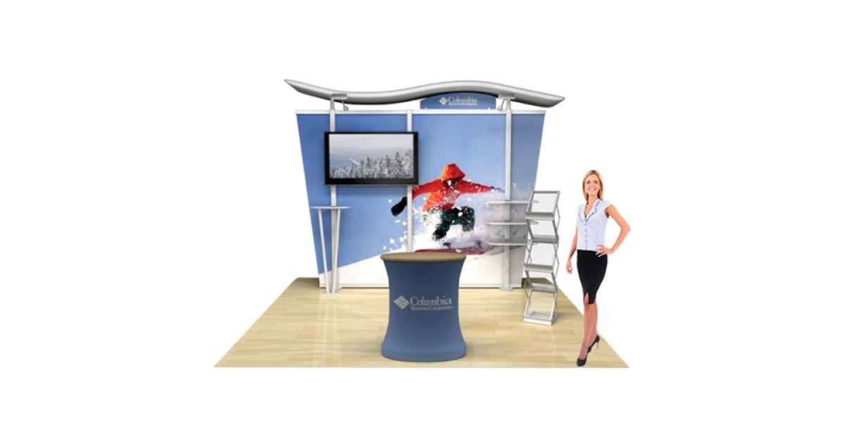 Large Hybrid Modular Booth 10ft | Anything Display