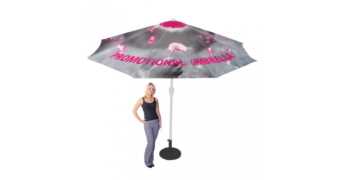 Outdoor Advertising Umbrella - Personalized Marketing Displays