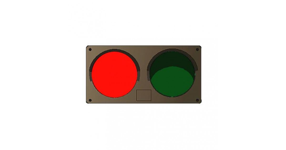 LED Traffic Control Signal 14x7 | Anything Display