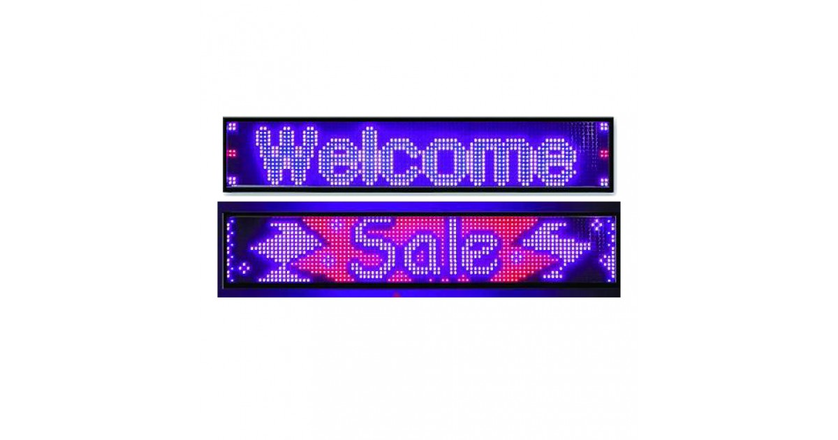 Scrolling LED Sign - LED Window Sign - Multi-Color