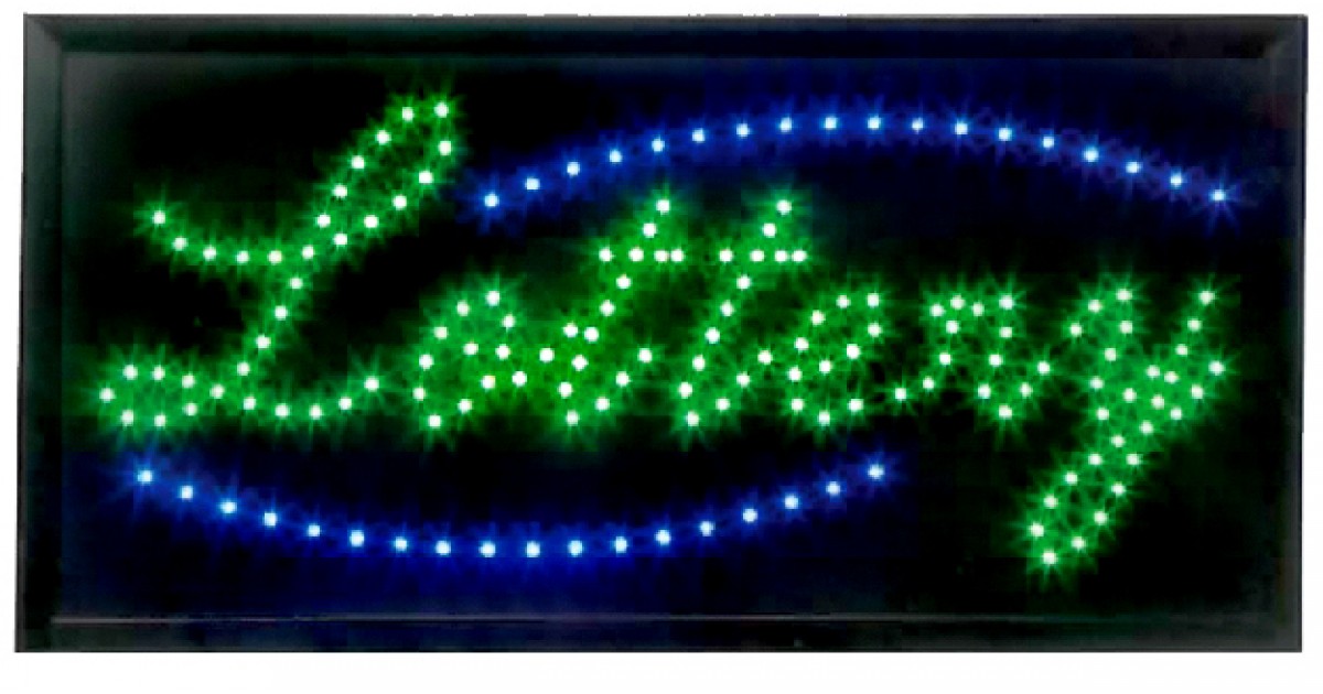 Animated LED Service Sign - Lottery