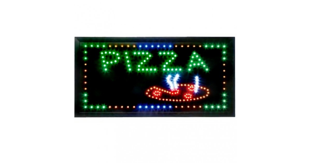 Animated LED Product Sign - PIZZA