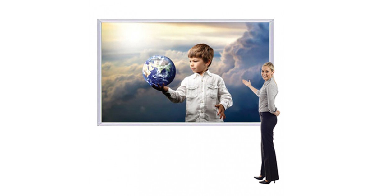 48in x 96in Ultra Low Energy Snap Frame Lightbox | Anything Display