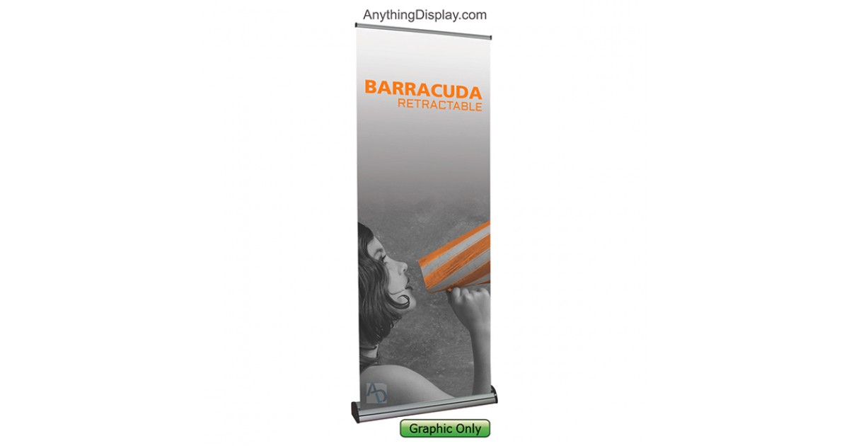 Graphic for Barracuda retractable Banner Display - Graphic Design Services