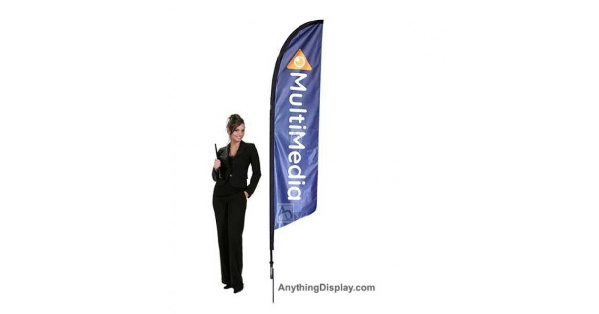 10.5ft Falcon Custom Flags - Feather Flag Banners