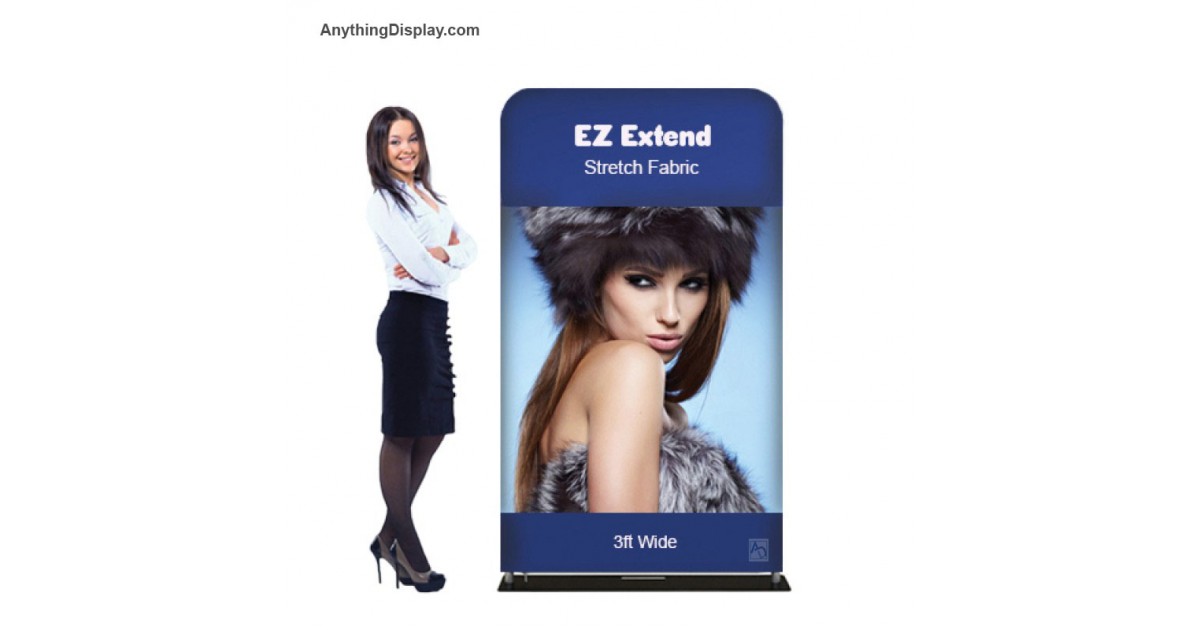 3 x 5.5ft or 6.5ft EZ Extend - Graphic Package | Anything Display