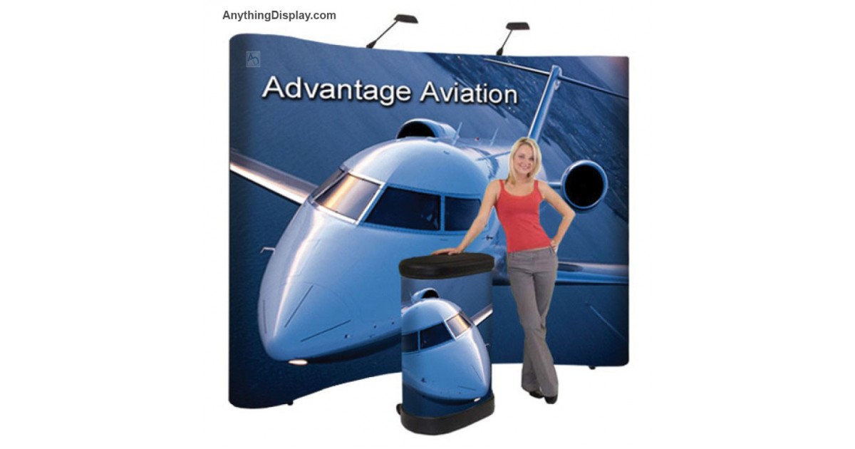 10ft Pop Up Display Booth Coyote Kit Anything Display