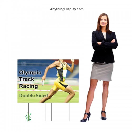 Outdoor Yard Sign 24 x 36 - Double-Sided Waterproof Coroplast