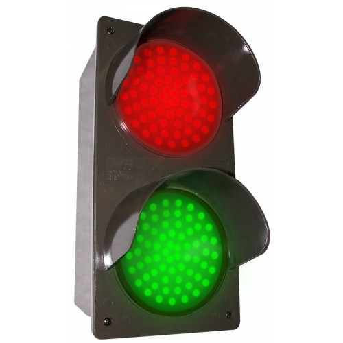 Outdoor LED Traffic Control Signal - Red Green Dot Indicator