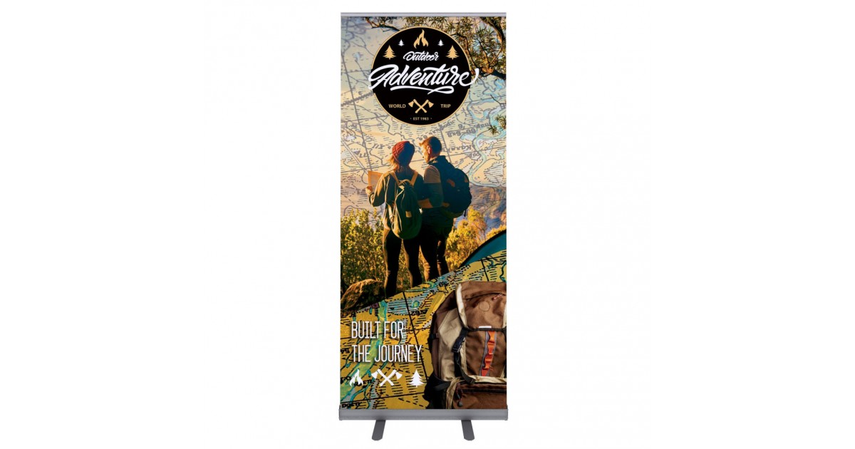 Buy 33.5in x 80in One Choice Good Roll Up Banner Stand | Anything Display