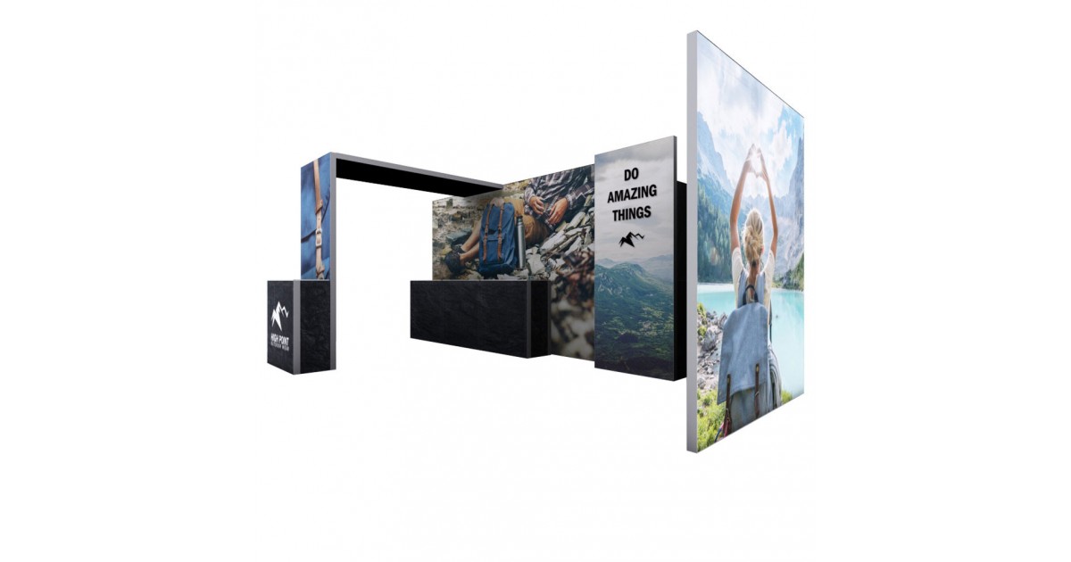 Modco Modular Display Exhibit 2 | Trade Show Booth 20x10 | Anything Display