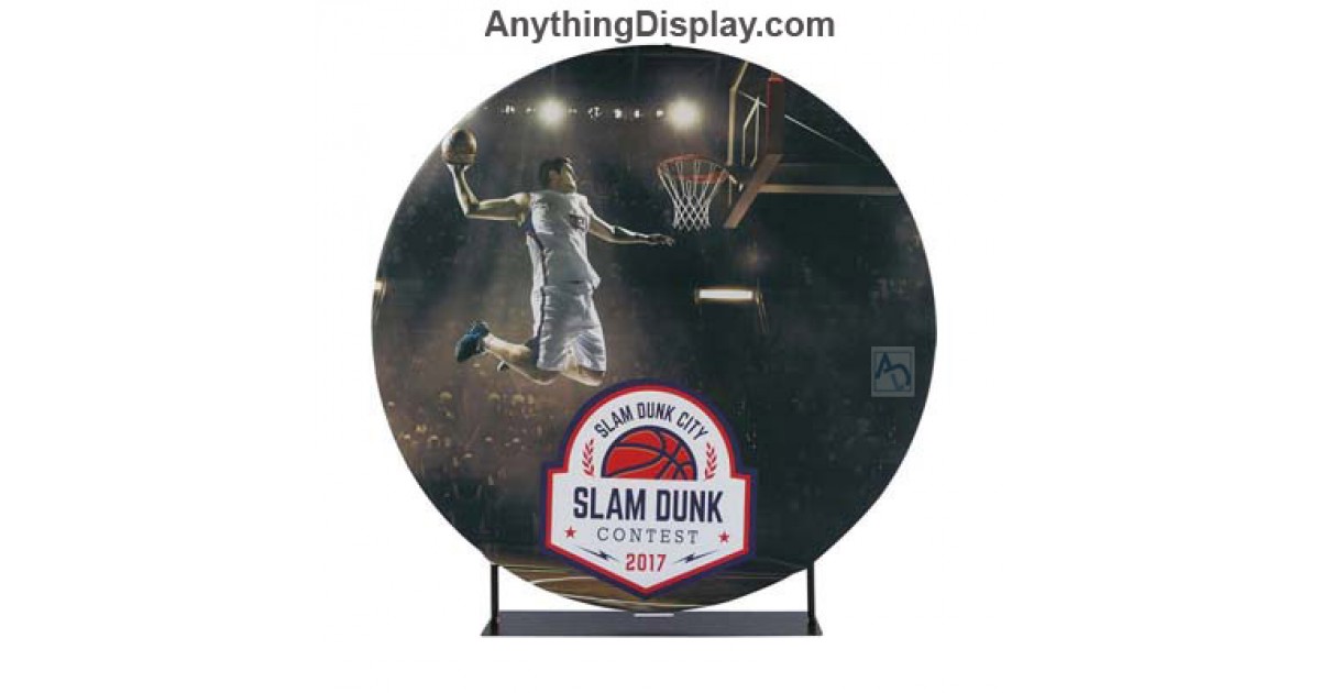 EZ Extend Circular Banner Display 7ft Fabric - Round Event Display