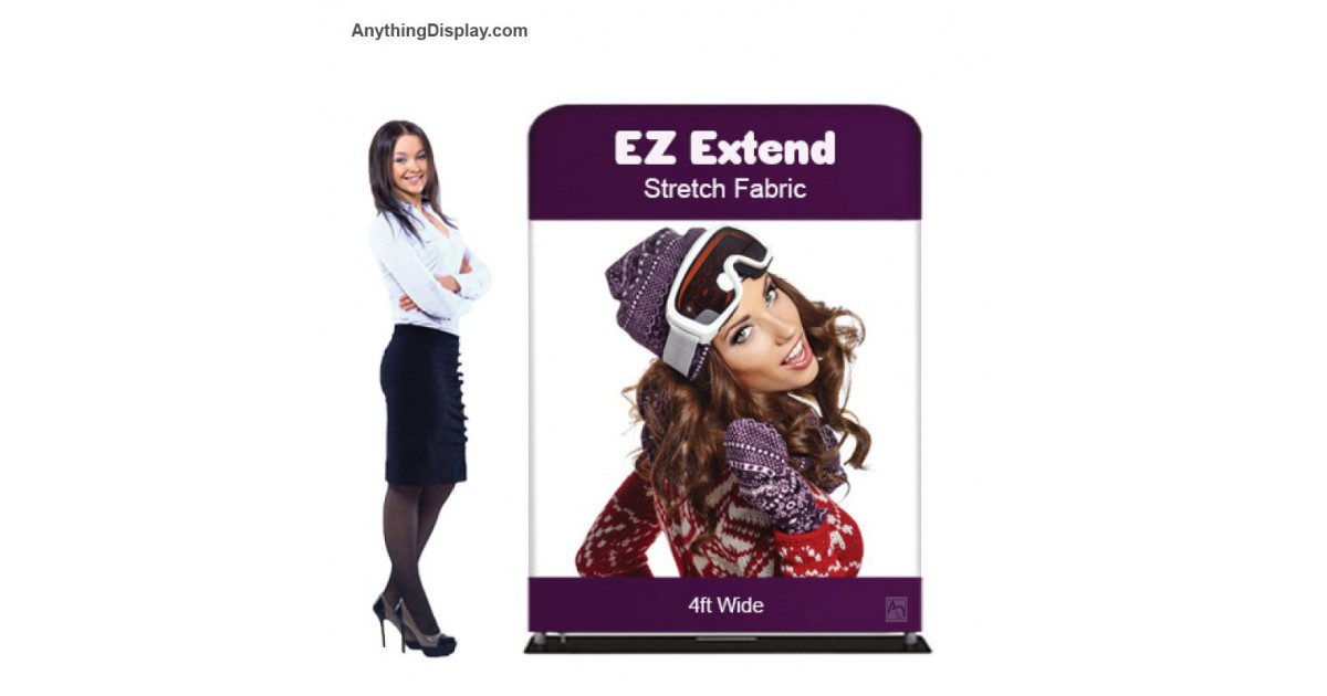 4 x 5.5ft or 6.5ft EZ Extend - Graphic Package | Anything Display