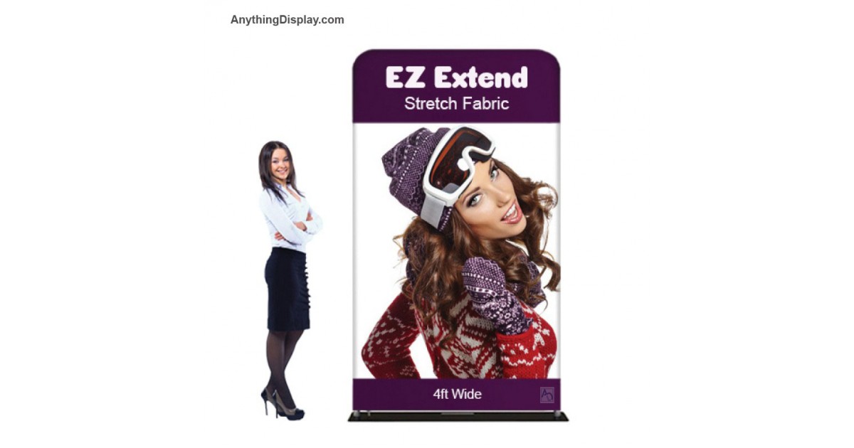 4 x 7.5ft or 8.5ft EZ Extend - Graphic Package | Anything Display