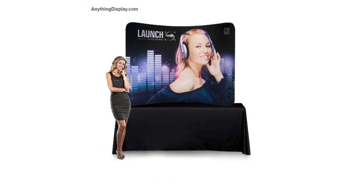 EZ Tube Curved Display Tabletop | Anything Display