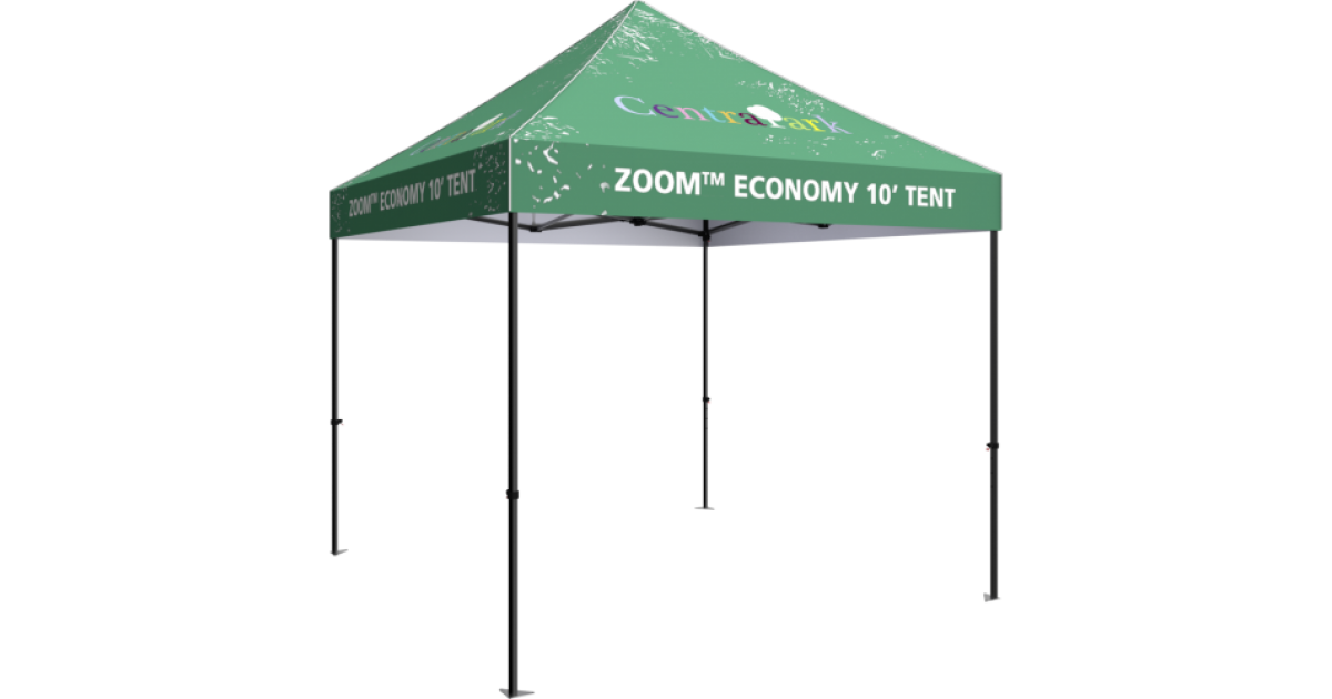10 X 10 Zoom Economy Canopy Tent - Pop Up Event Tent