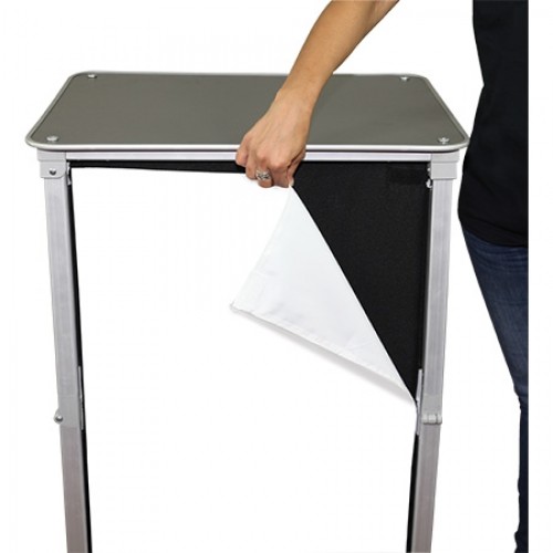 Wheeled Counter Display - Portable rolling Popup Counter