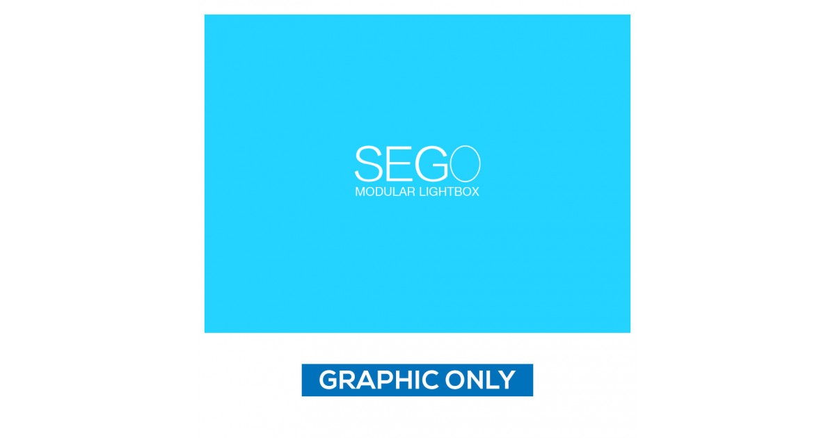 9.8 x 7.4ft. SEGO Modular Lightbox Display Single-Sided (Graphic Only)