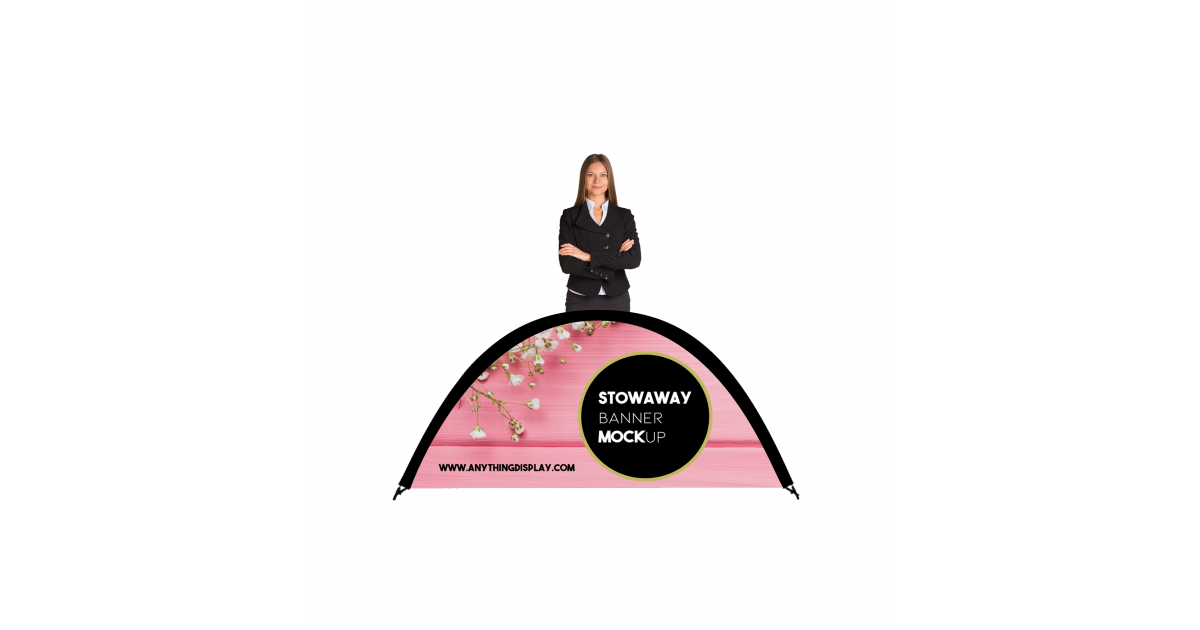 Stowaway Pop Up Banner Outdoor Popup Banner 6ft Portable Banners