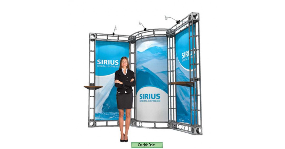 Graphic for Sirius Truss Booth 10' | Graphic Design Services