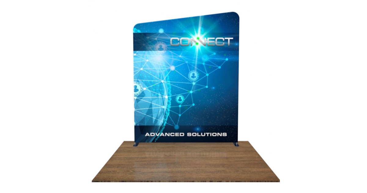 Fabric Backdrop Display Wavetube 79x91 Trade Show Displays