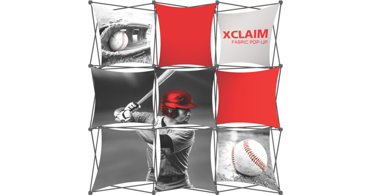 3D Snap Popup Xclaim 8ft Kit 01 | Anything Display